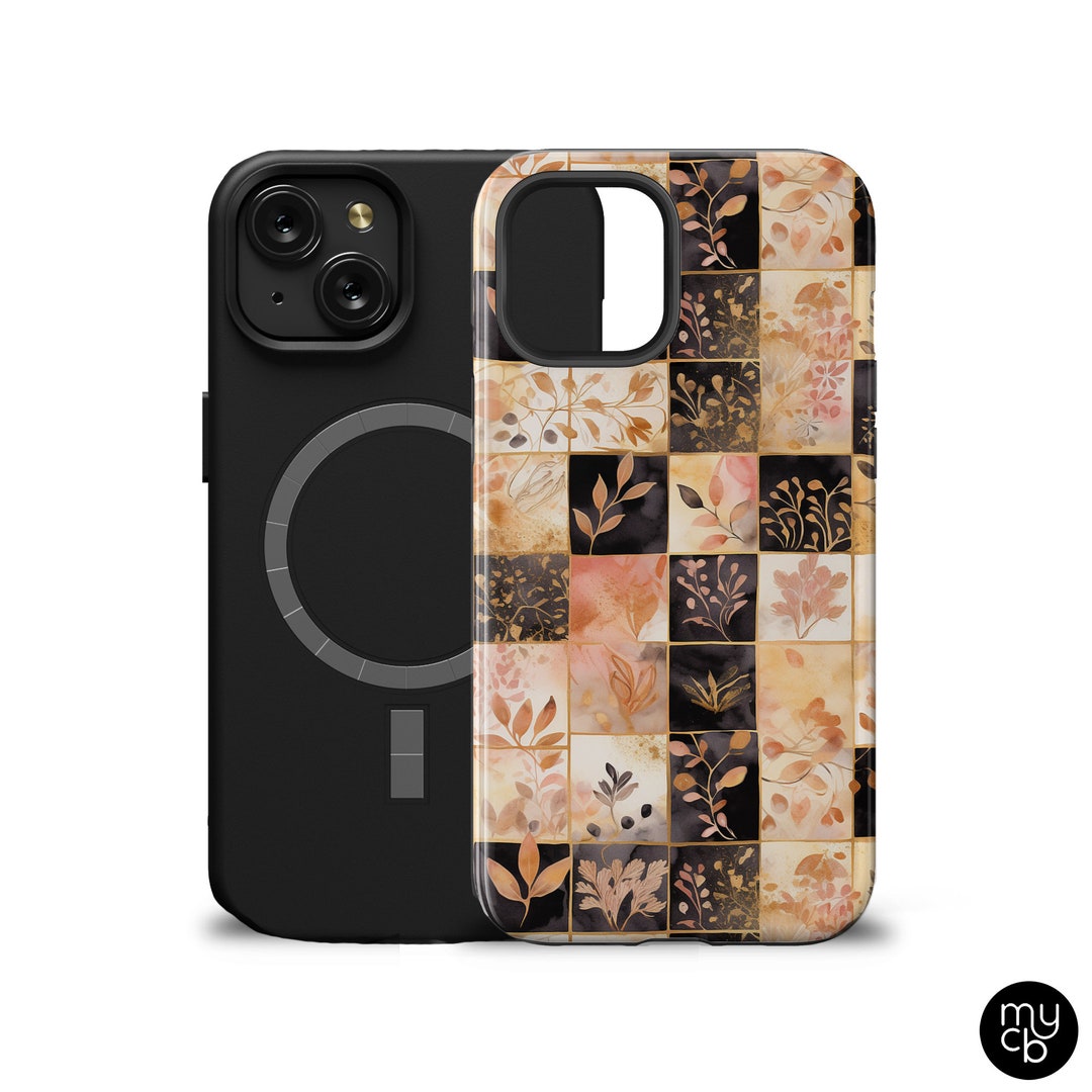 Magsafe Compatible Cute Fall Floral Phone Case for iPhone 15 14 13 12 ...