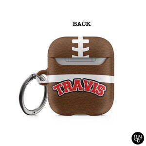 Football AirPod Case With Name and Number, Personalized Gift for ...