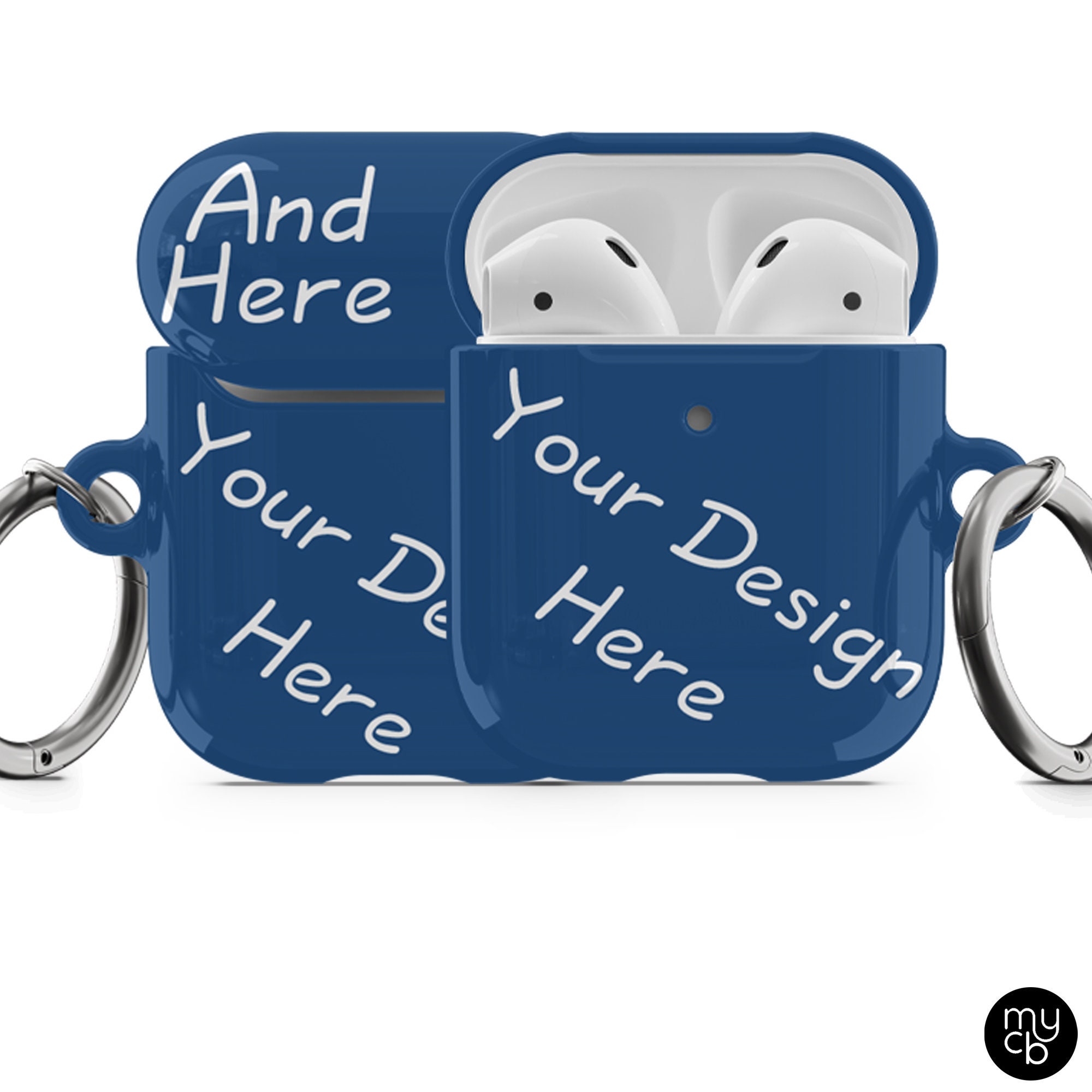 AirPod Case with Any Design Image or Logo Custom Case for | Etsy