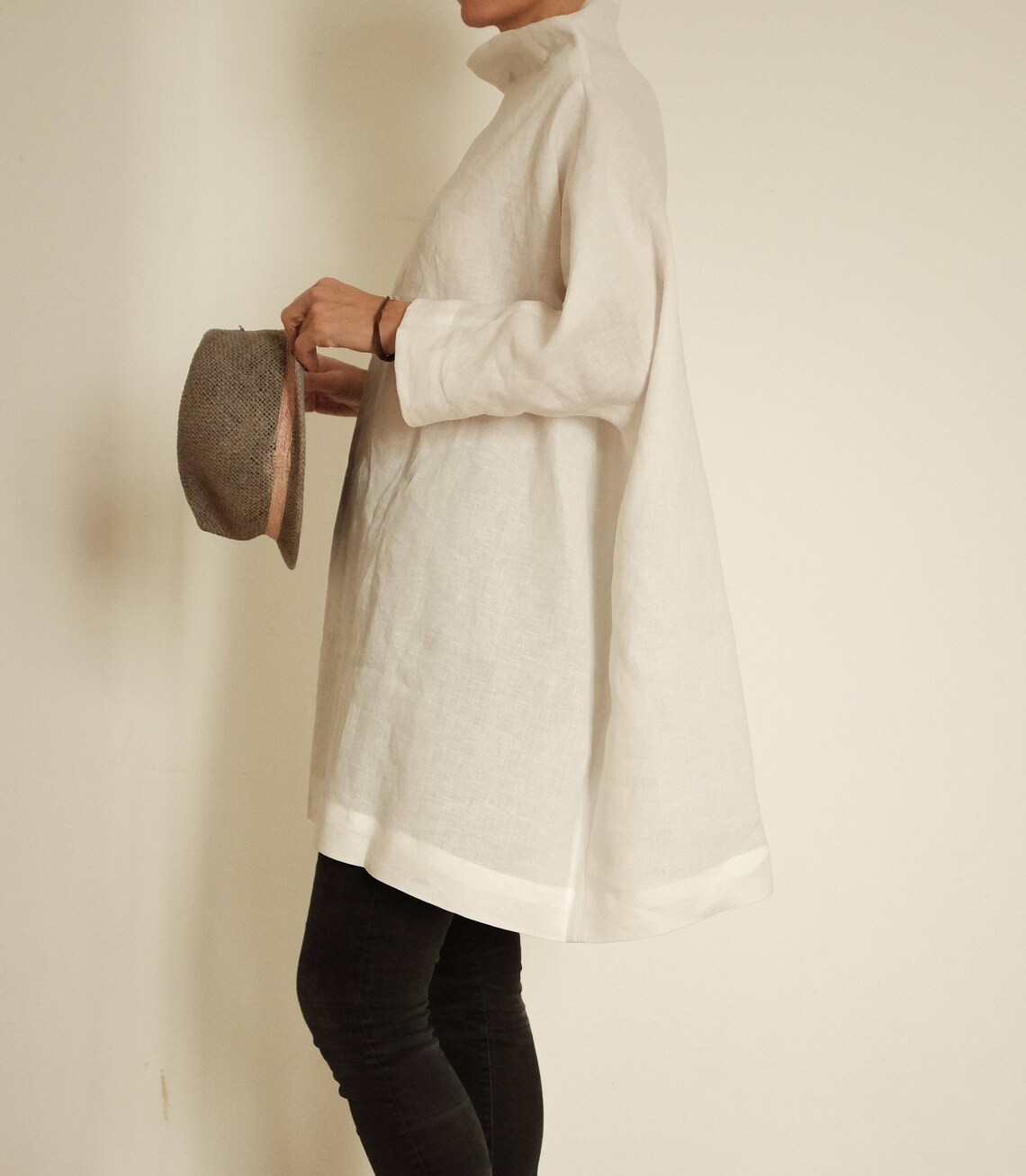 Plus Size Linen Linen Tunic Plus Size Clothing Linen Dress Linen Womens ...