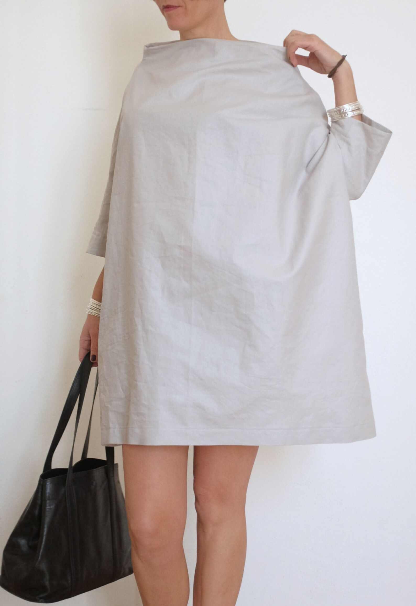 Maxi Tunic Plus Size Linen Dress XXL Caftan Oversized Top Linen Tunic ...