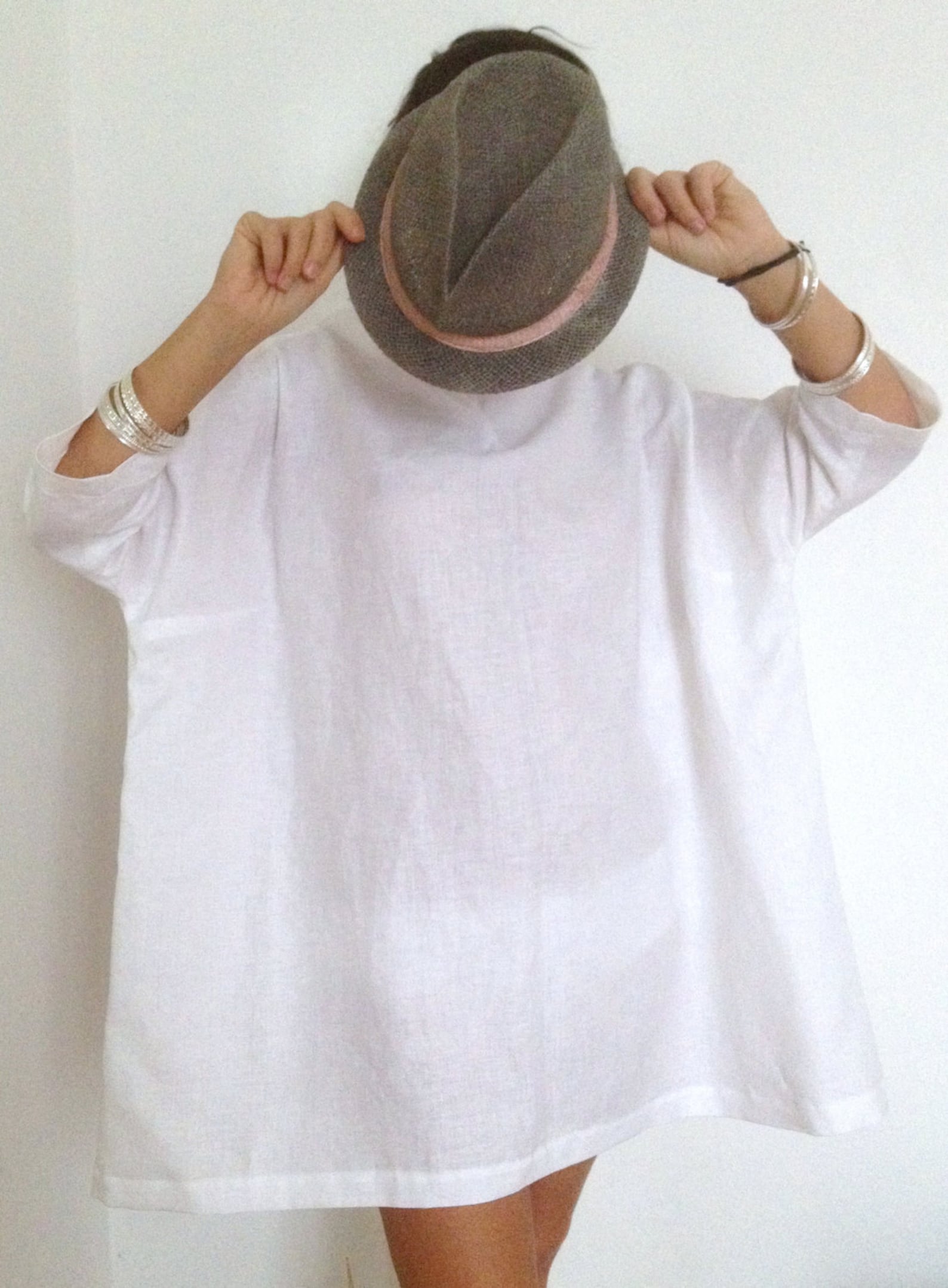 Linen Dress Plus Size Clothing Linen Tunic Linen Womens Clothing White ...