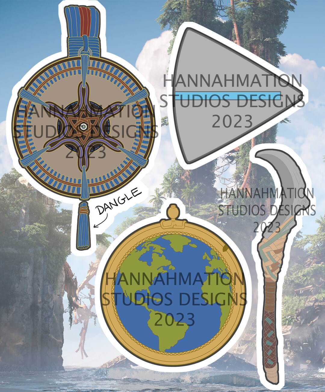 Horizon Zero Dawn Forbidden West Enamel Pins PREORDER - Etsy