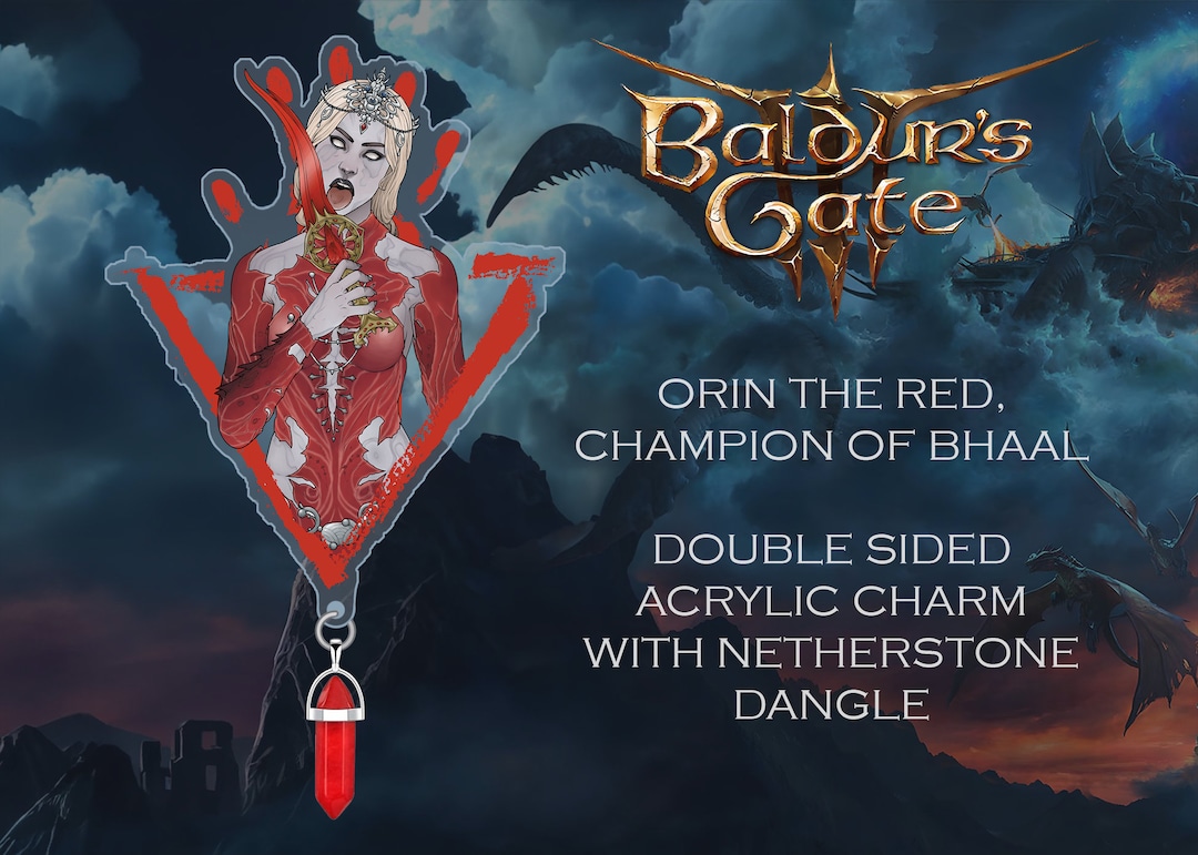 PREORDER: Baldur's Gate 3 BG3 Orin the Red Dead Three Champion Acrylic ...