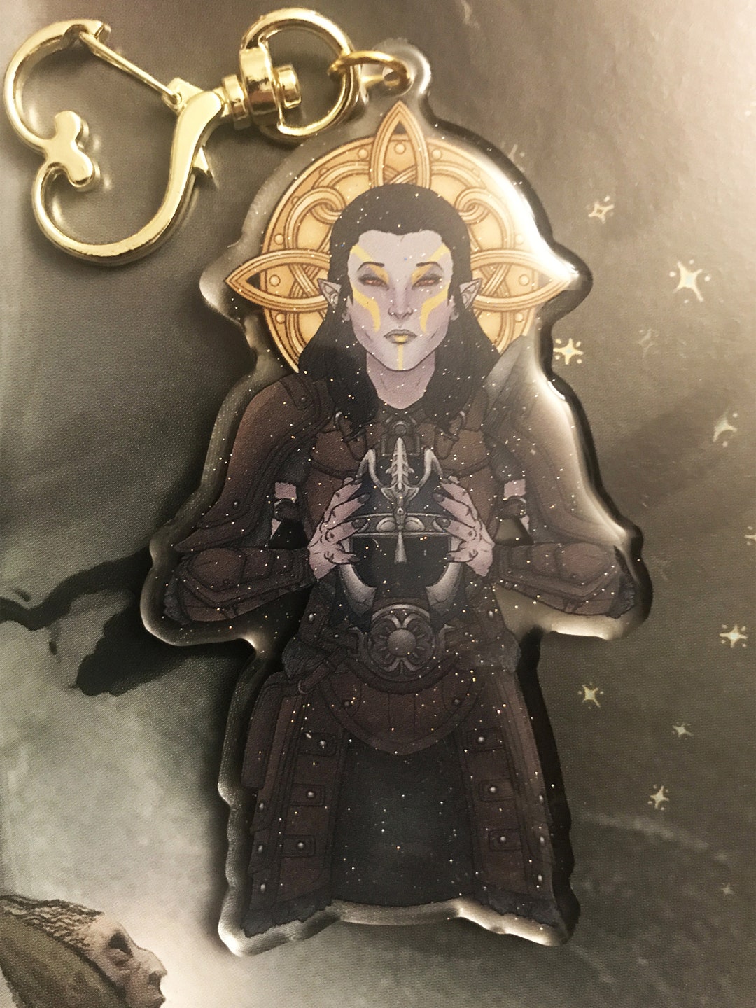 LAST STOCK: Skyrim Blessings of Mara Jenassa Double Sided Acrylic Charm ...