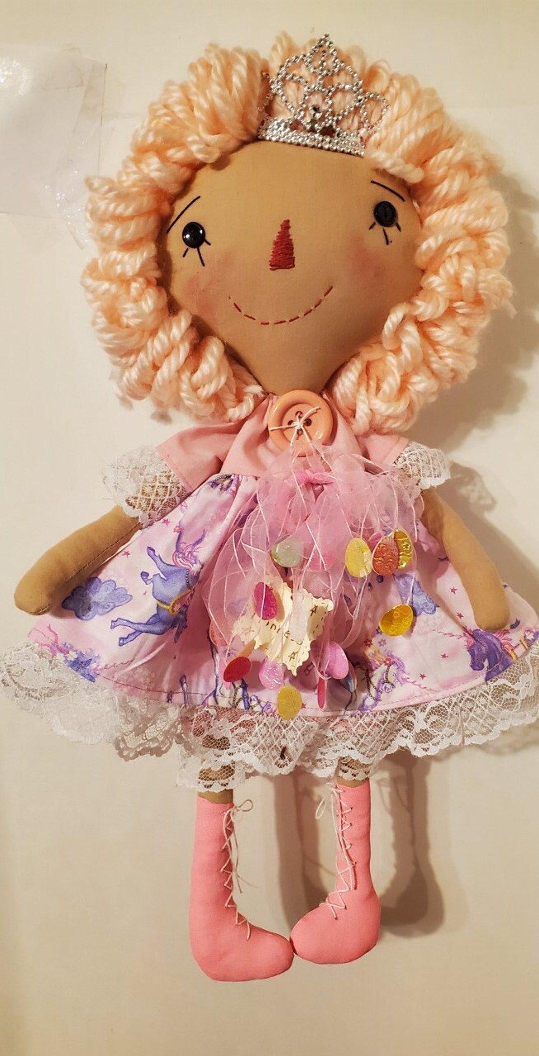 Primitive Handmade Princess Doll - Etsy