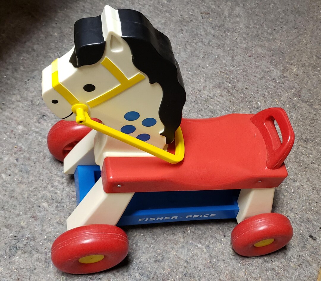 Vtg FISHER PRICE Riding Horse for Toddlers - Etsy