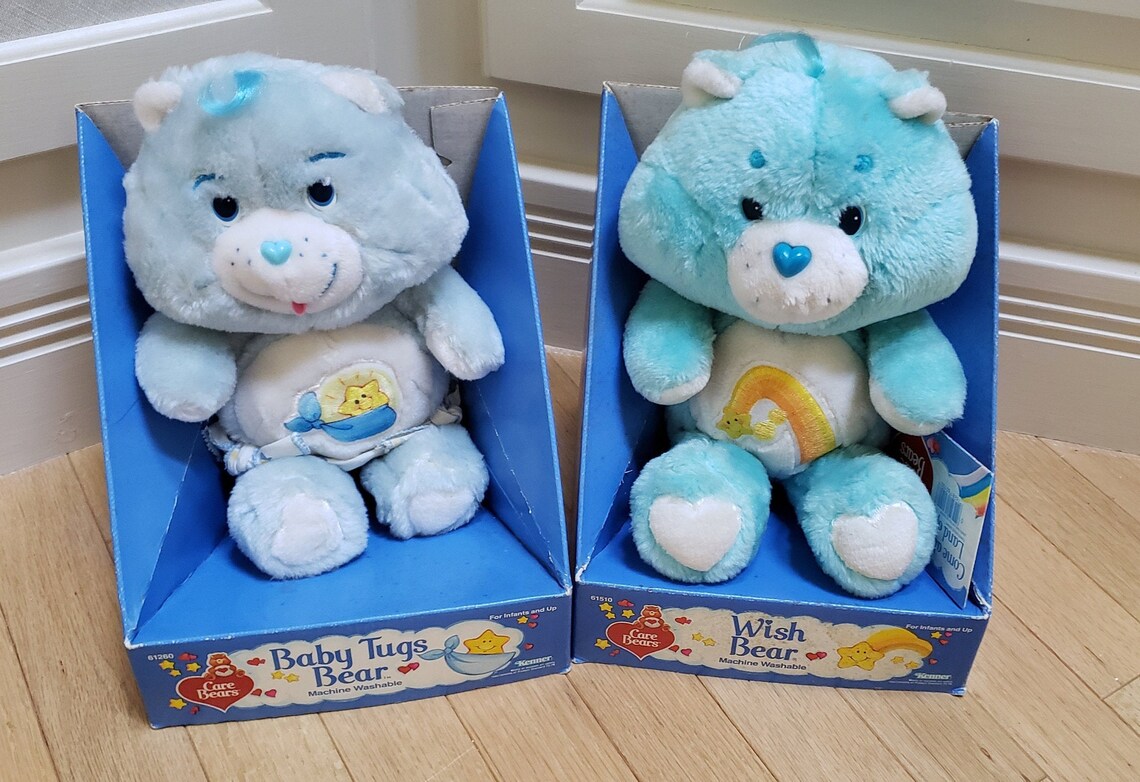 VINTAGE 1980s Rare Care Bears Birthday Bear and Grams Bear - Etsy