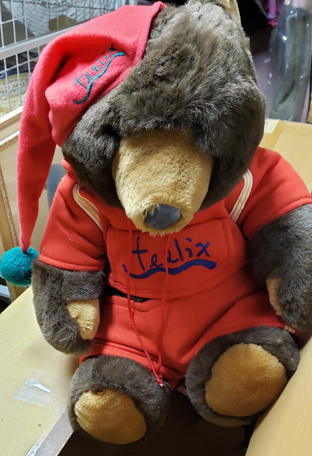 Vintage From Filenes: "feelix", "feelicia" Bears, Puffysweatshirt ...