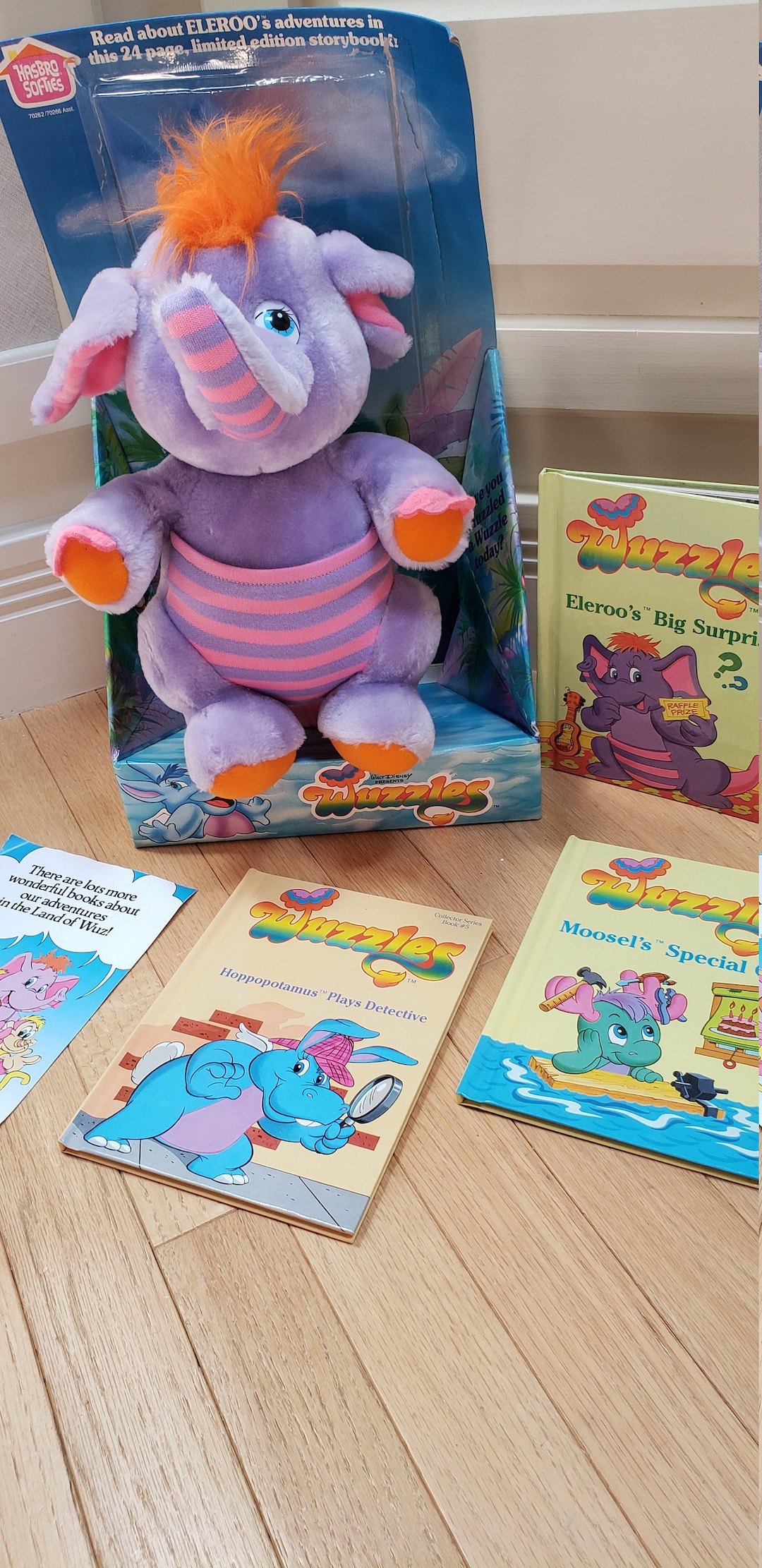3 Walt Disney Presents VINTAGE Wuzzles: Eleroo, Moosel, and ...