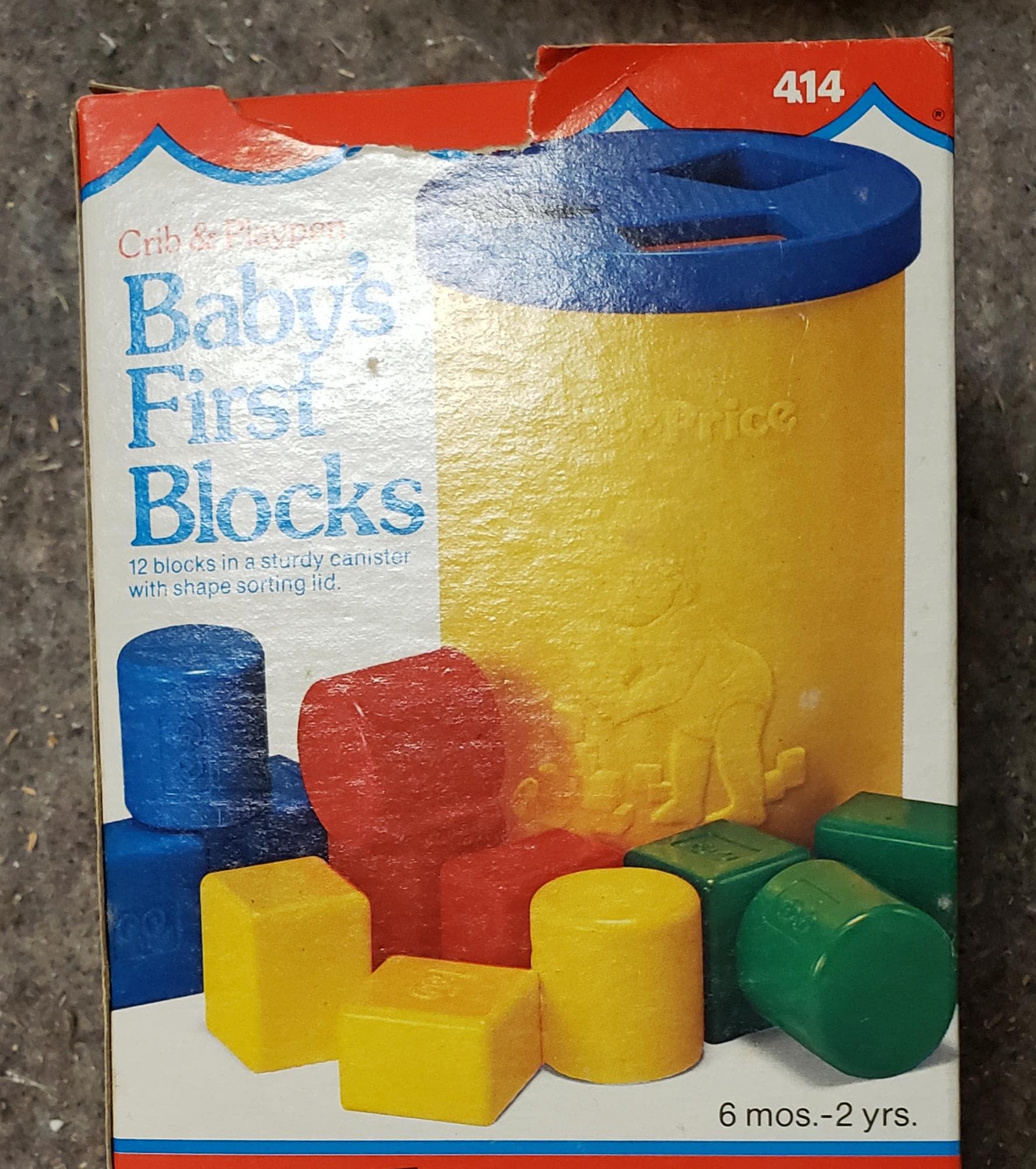 Vtg Fisher Price Crib N Playpen_babys First Blocks_shape Sorter_snap-lock Beads - Etsy