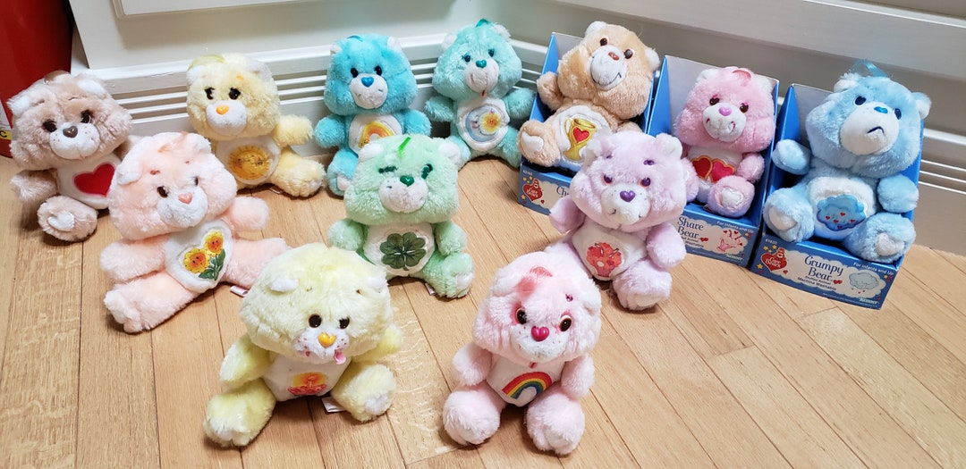 10 VINTAGE 1980s 6" Care Bears Are Left, 2 in Original Box/no Tag, 6 W ...