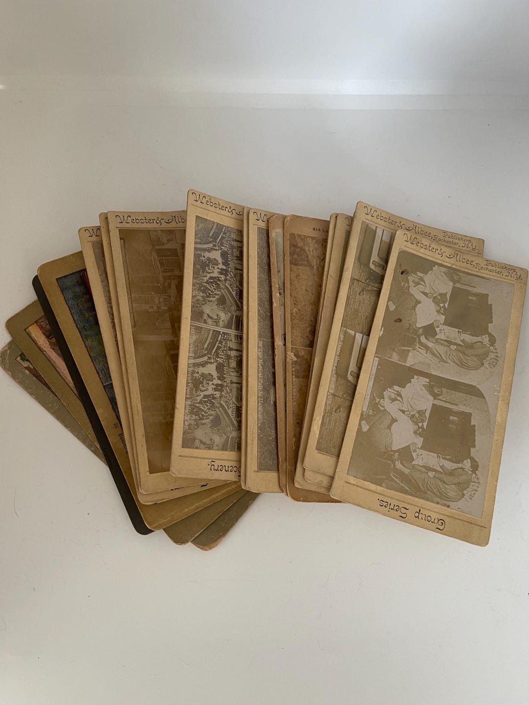 Antique Stereoview Cards of Various Places and People Tourist Spots ...