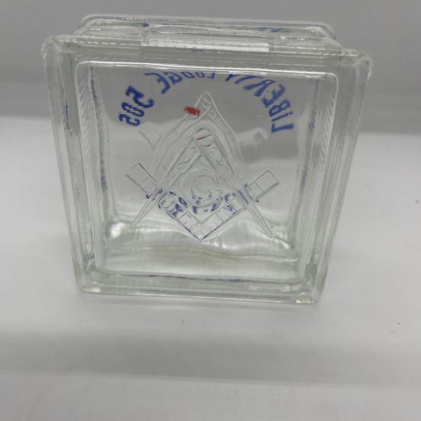 Glass Block Piggy Bank - Etsy