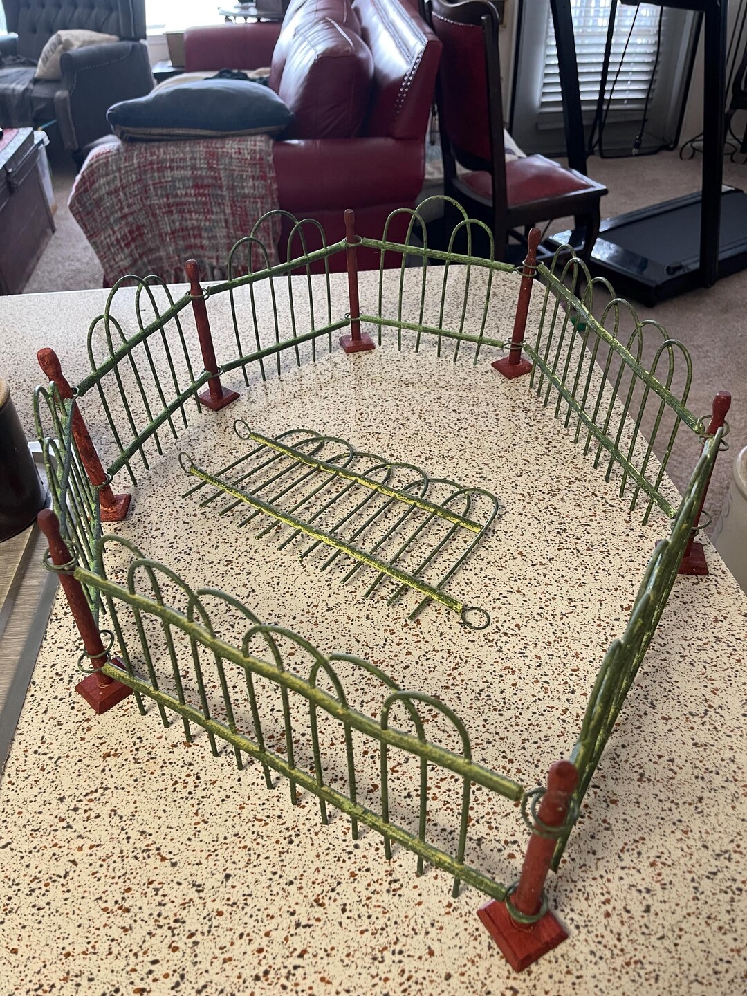 Antique Victorian Feather Tree Fence - Etsy