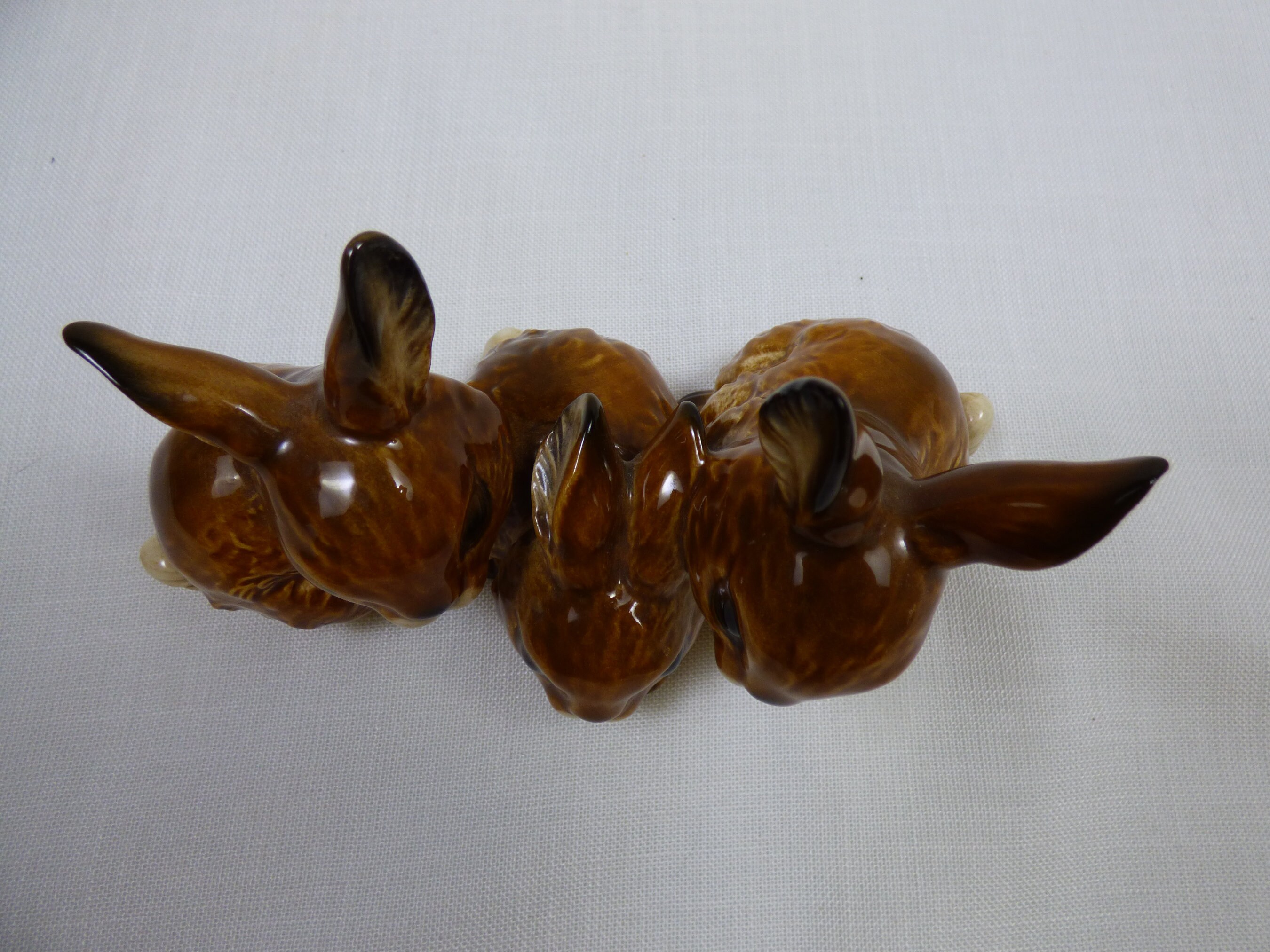 Vintage Goebel 3 Bunny Rabbits Figurine - Etsy