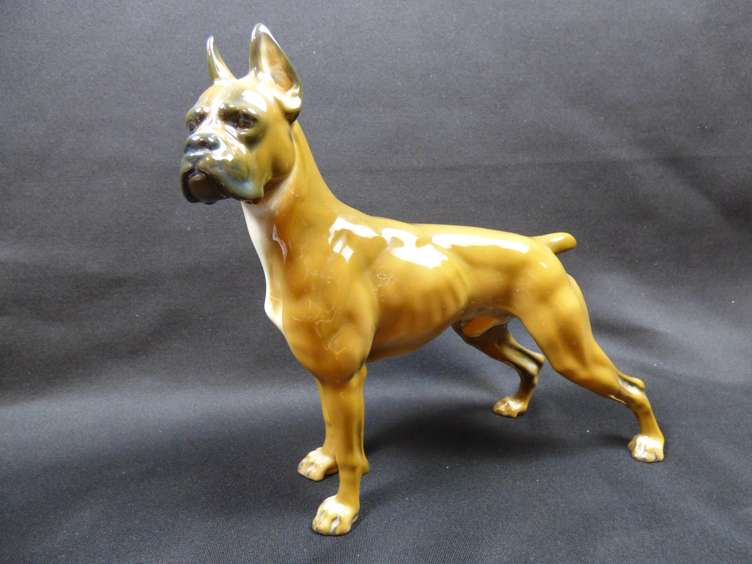 1940s Porcelain Boxer Dog Figurine by Classic Rose Rosenthal - Etsy