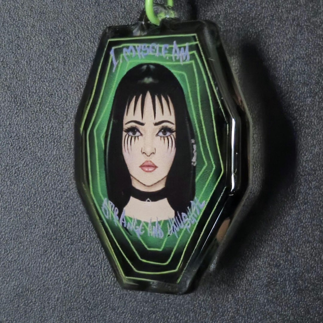 Lydia Deetz Keychain|beetlejuice Stickers|horror Stickers| Halloween ...