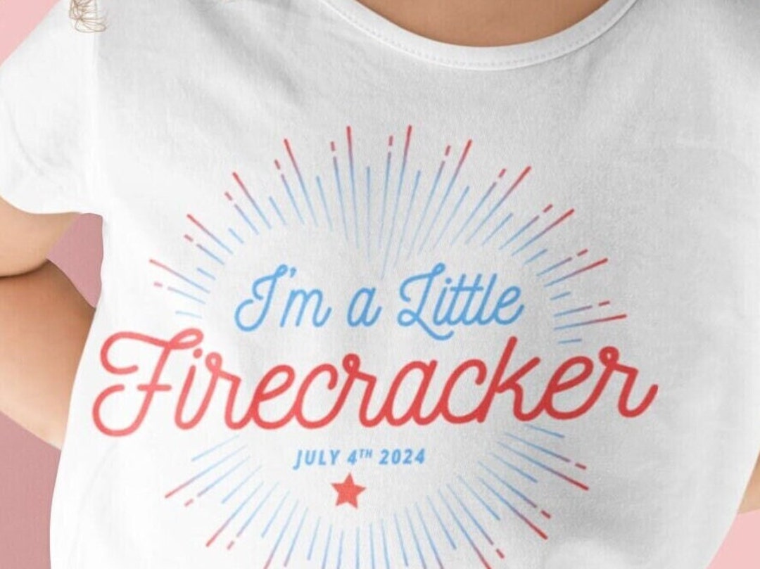 I'm a Little Firecracker | Tiny Sparkler | Kids 4th of July Shirts | Independence Day ...