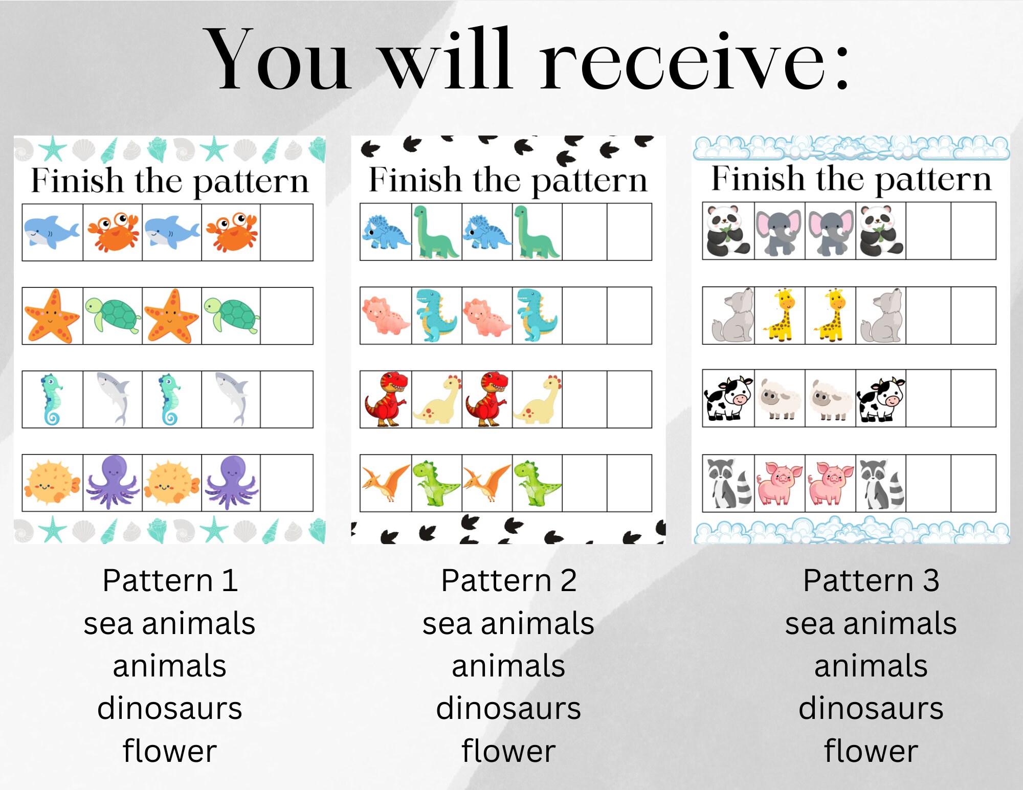 Finish the Pattern Digital Download - Etsy