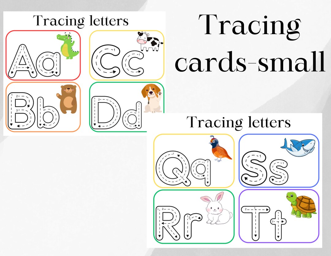 Tracing UC/LC Letters-small Version-digital Download - Etsy