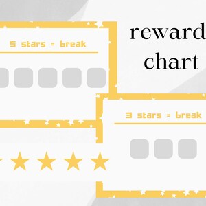 Reward Chart-digital Download - Etsy