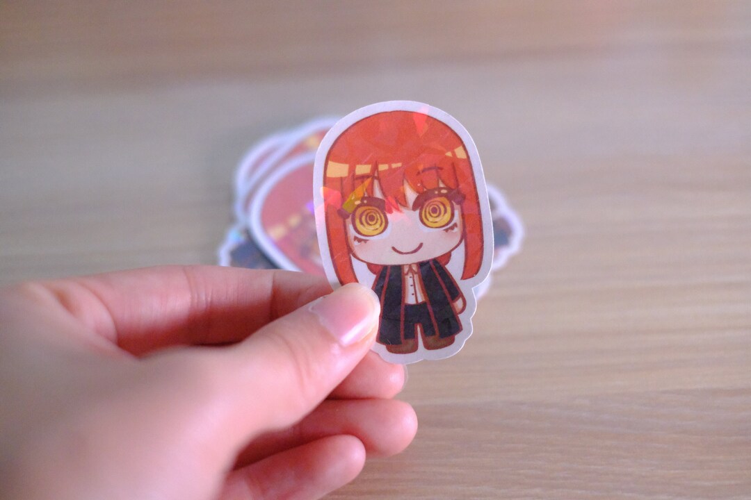 Chainsaw Man Cute Chibi Anime Stickers (makima Denji Aki Angel Power ...