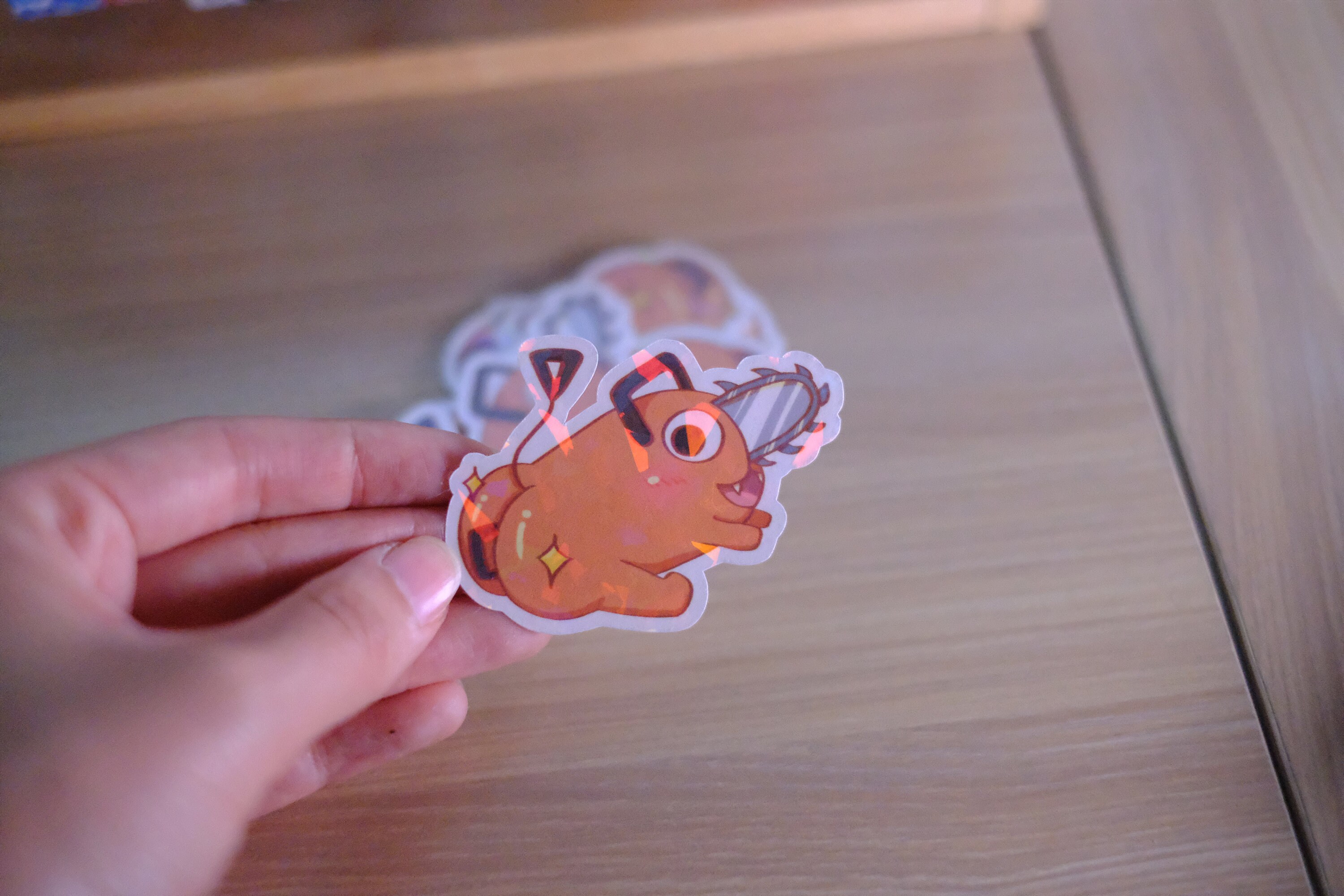 Chainsaw Man Cute Chibi Anime Stickers makima Denji Aki Angel Power ...