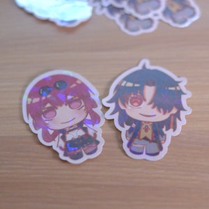 Honkai Star Rail Cute Chibi Anime Stickers (march 7th Kafka Blade ...