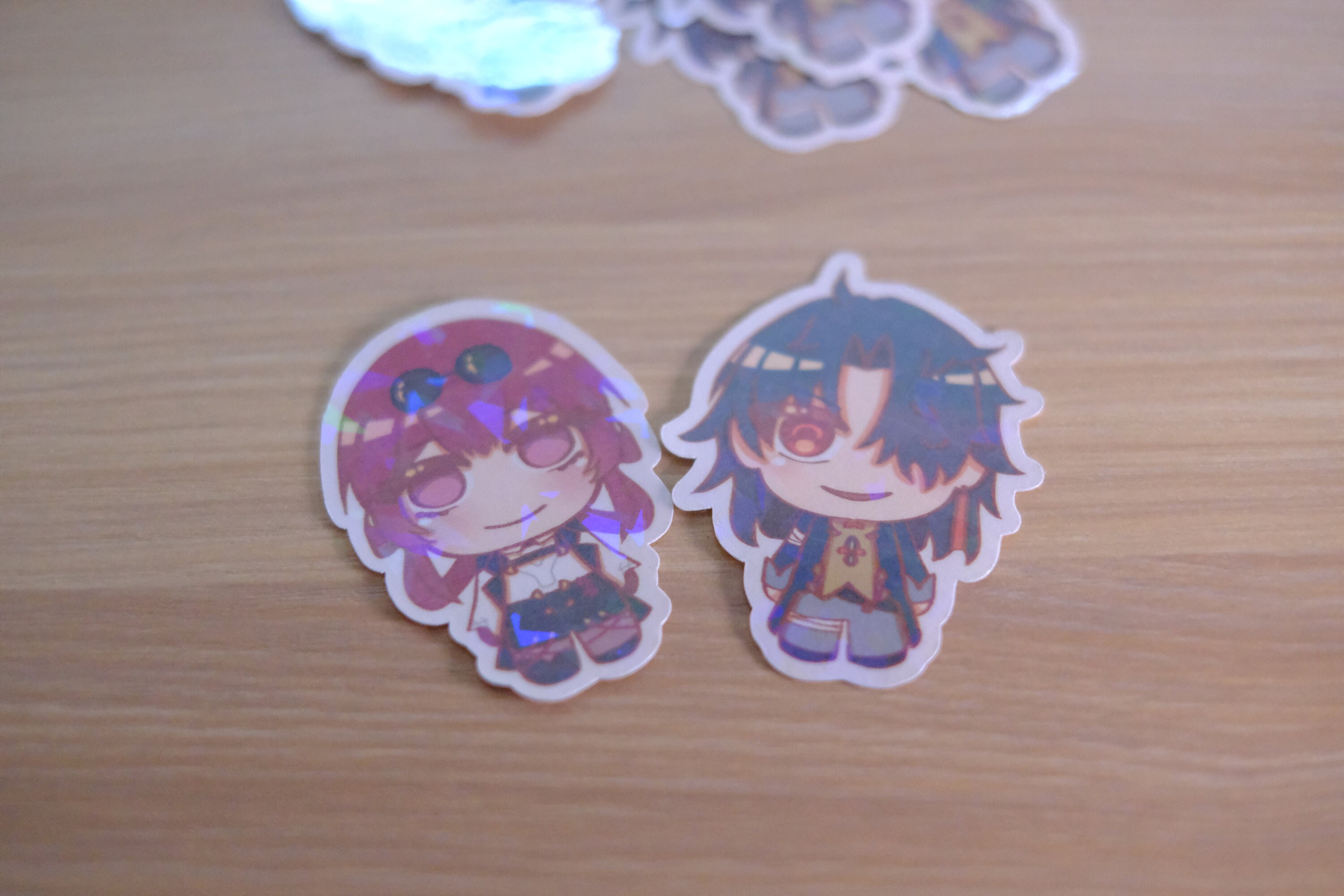 Honkai Star Rail Cute Chibi Anime Stickers (march 7th Kafka Blade ...