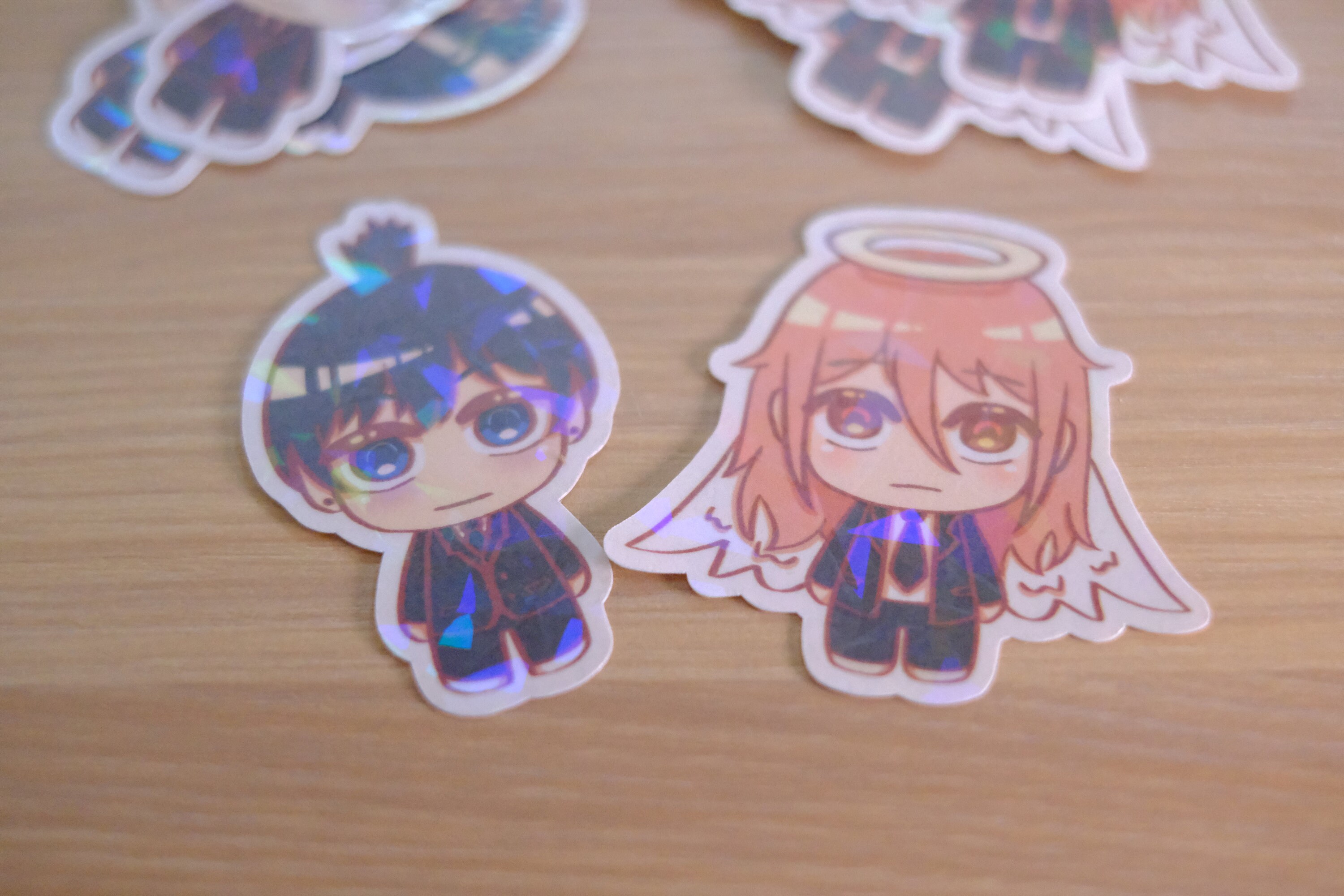 Chainsaw Man Cute Chibi Anime Stickers makima Denji Aki Angel Power ...