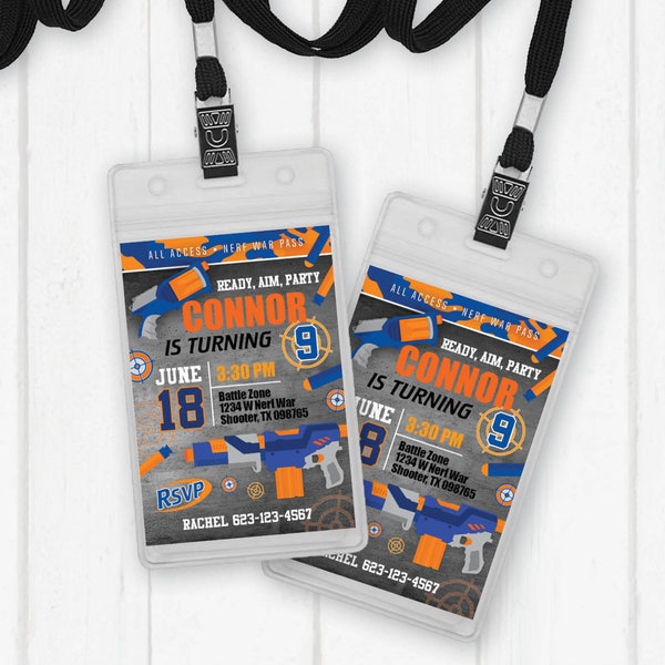 Lanyard Invitation - Etsy