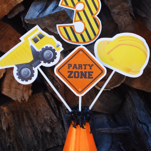 Construction Birthday Party Dump Truck Construction Party Etsy