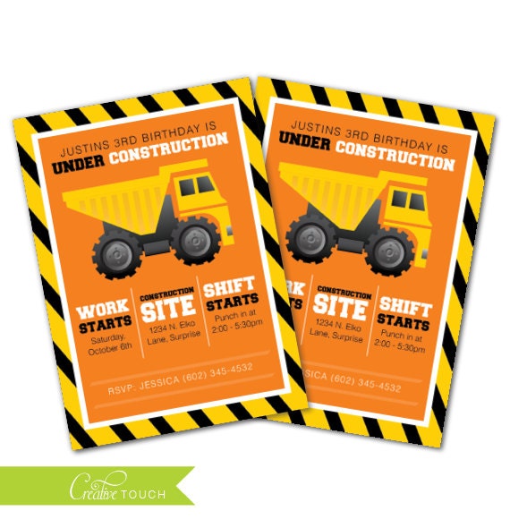 Construction Invitation Wording