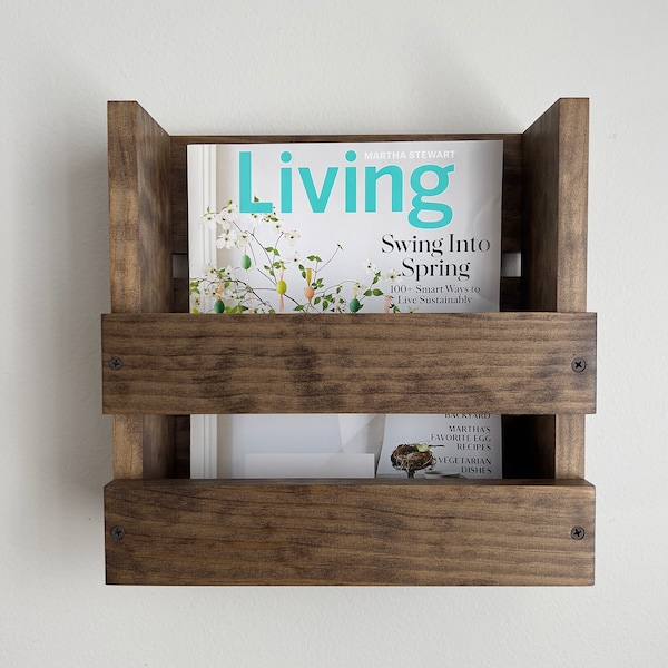 Wall Mounted Brochure Display Rack - Etsy