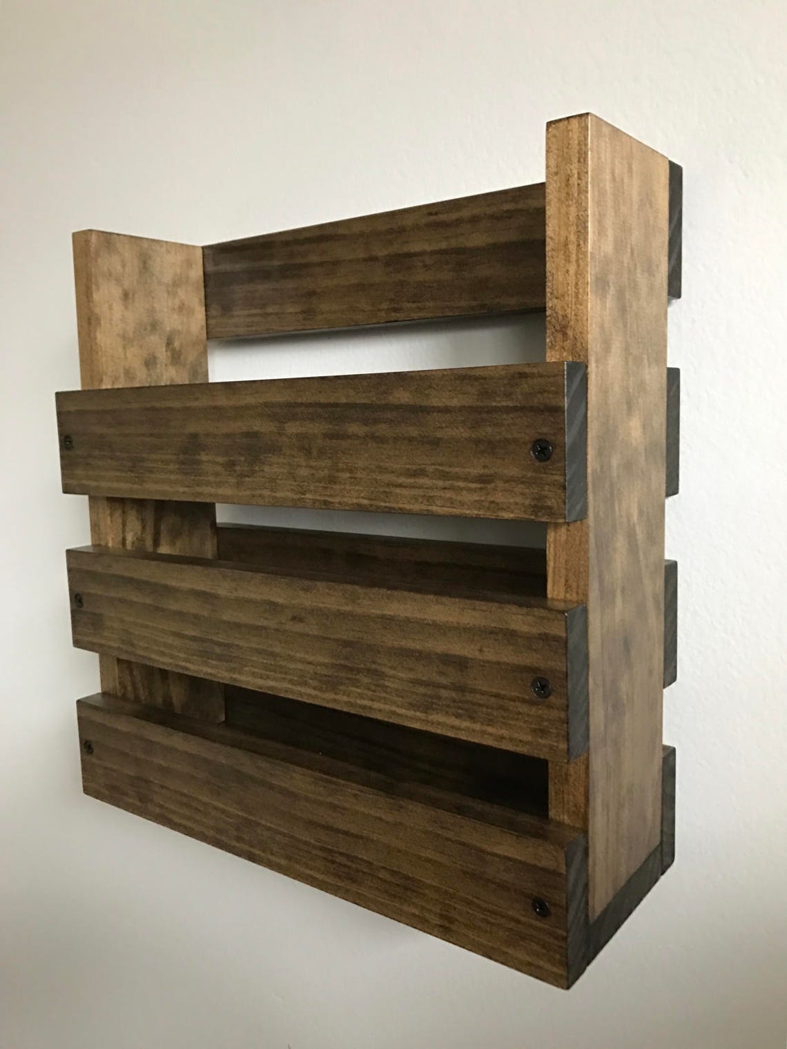 Restaurant Menu Holder Wall Mounted Menu Storage Wood Menu - Etsy