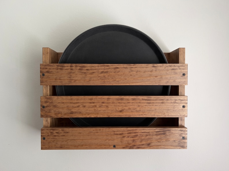 Serving Trays Holder Wall Mounted Tray Storage for - Etsy