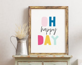 Oh Happy Day Poster - Etsy