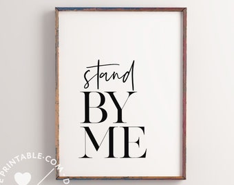 Stand by Me Art - Etsy