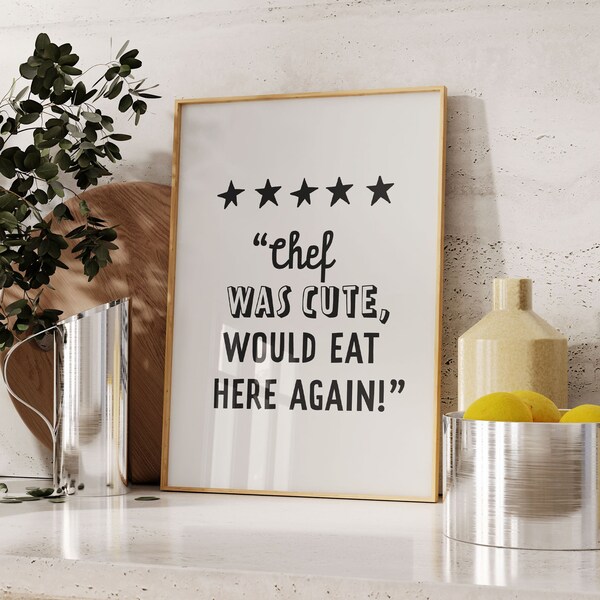 Chef Was Cute - Etsy