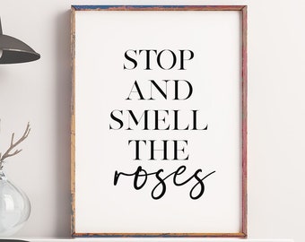 Smell the Roses - Etsy