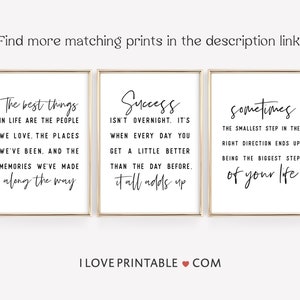 Success Wall Art / Motivational Posters / Success Quotes / Dorm Room ...