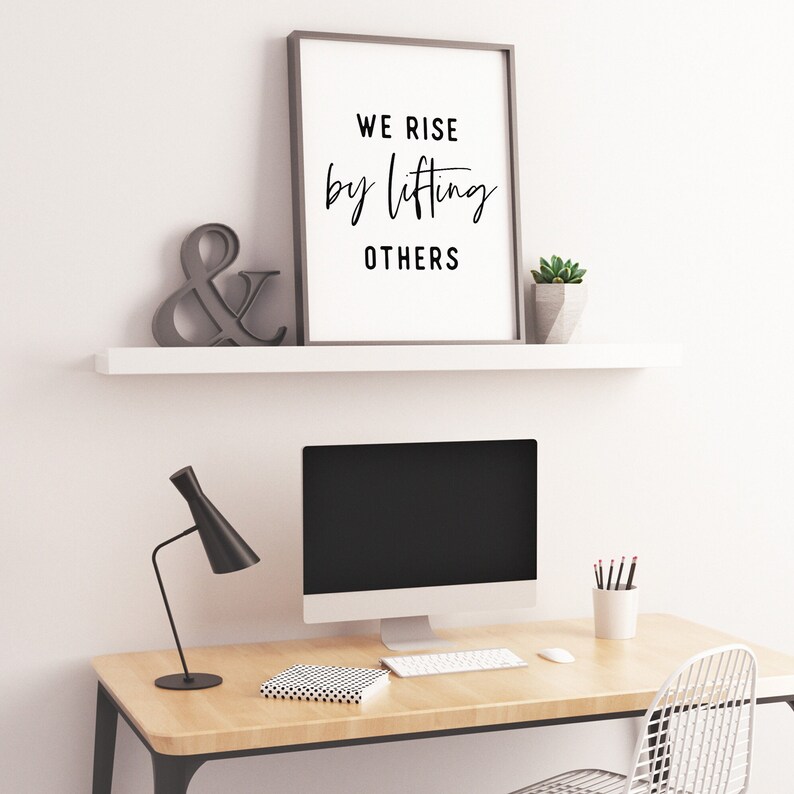 Office Motivational Poster, Inspirational Quotes Wall Art, Printable ...