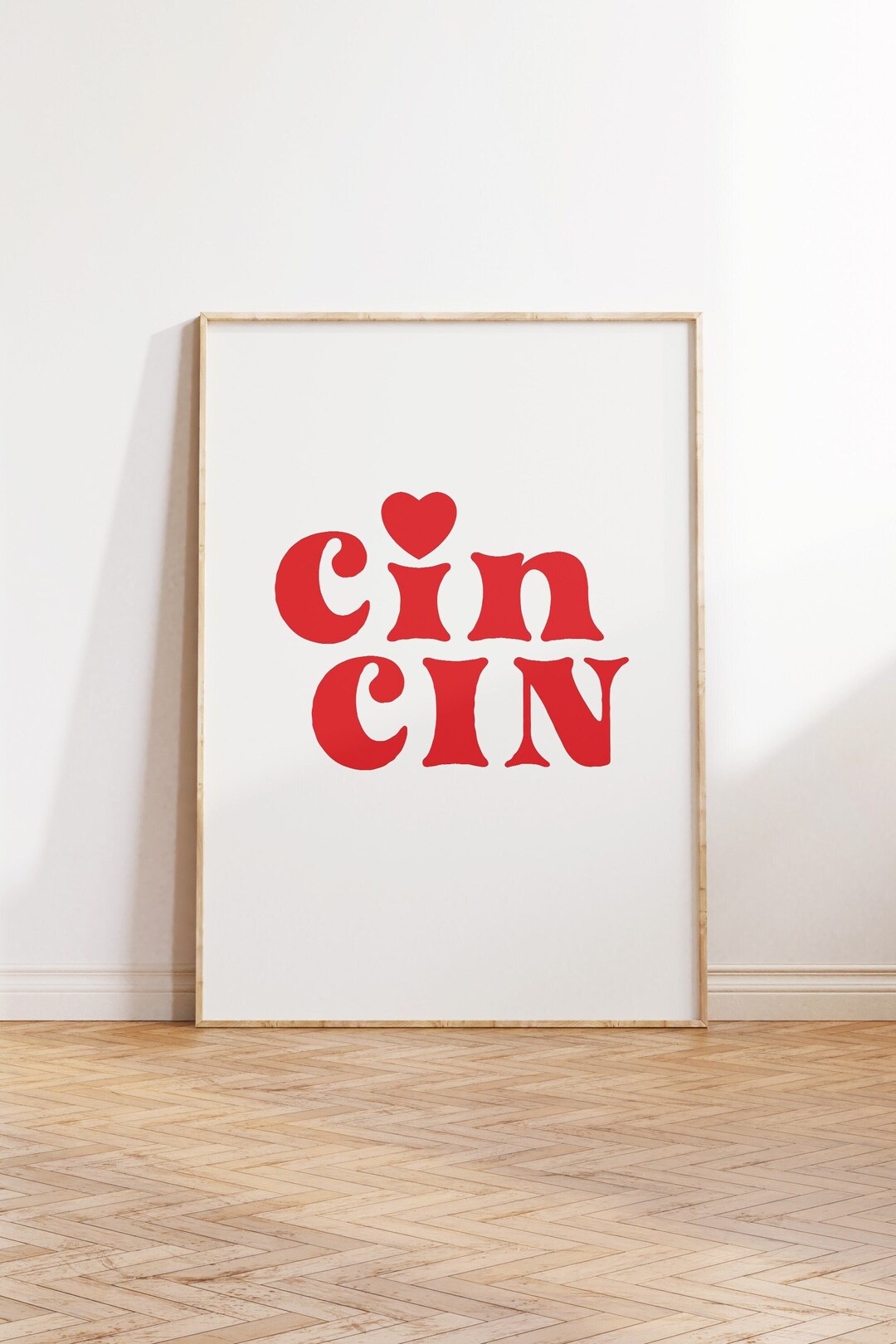 Bar Cart Print Cin Cin Wall Art Home Bar Decor Printable Wall Art Red ...