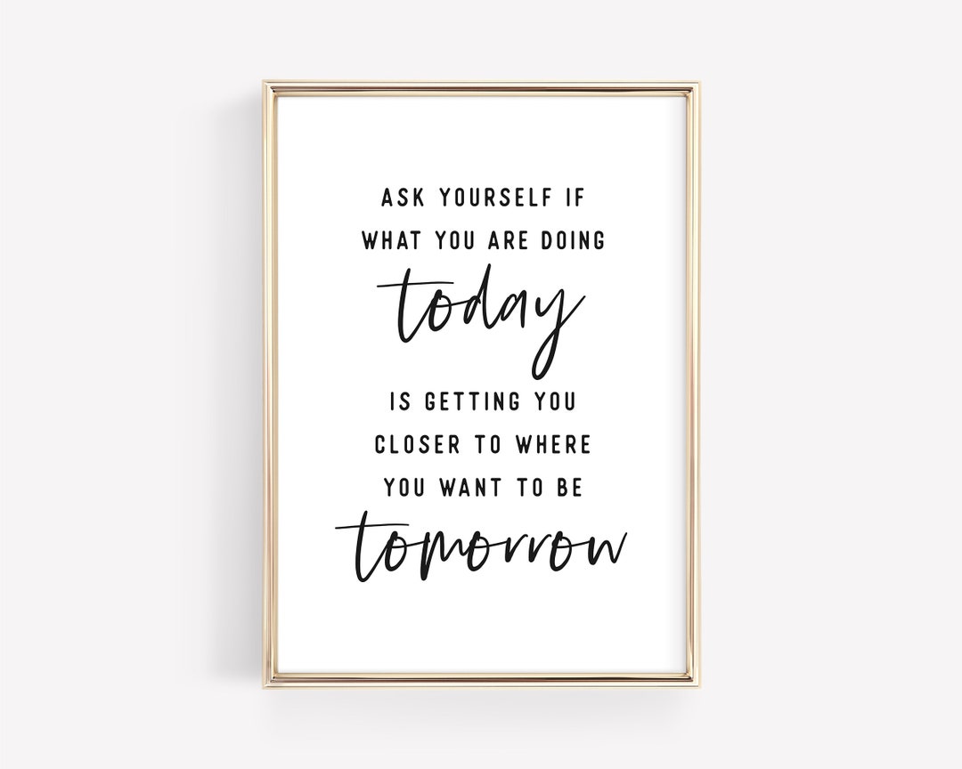 Motivational Quotes Wall Art Printable, Inspirational Quote Print ...