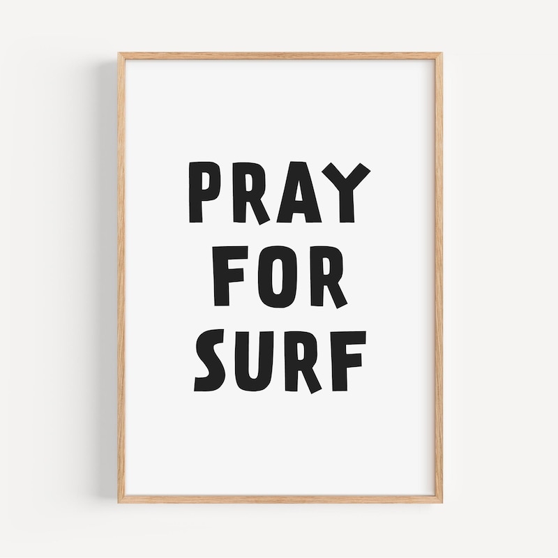 Pray for Surf - Etsy