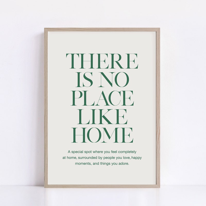 No Place Like Home - Etsy