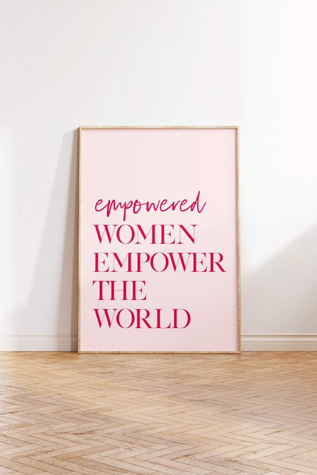 Empowered Women Printable Wall Art, Digital Download Print, Feminist ...