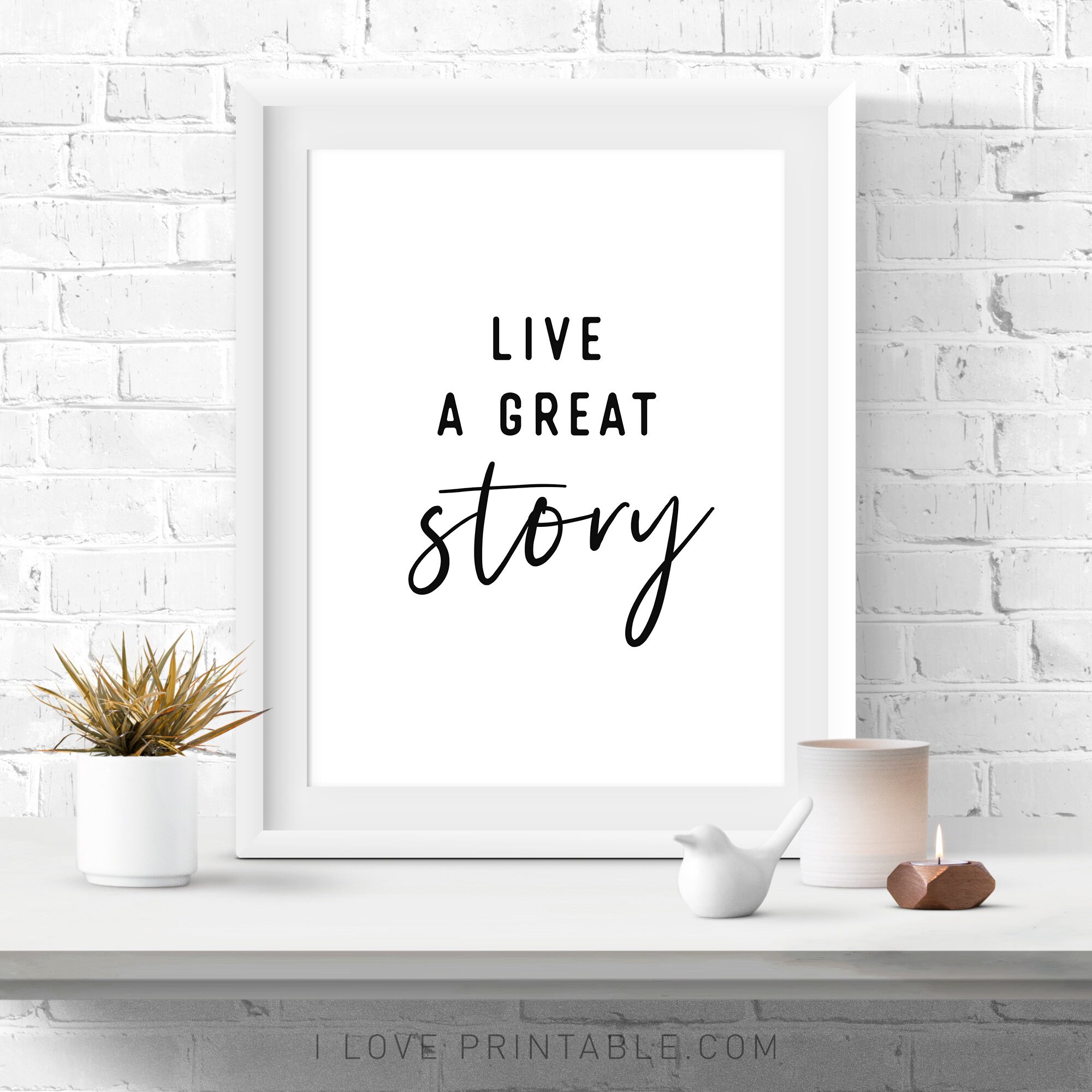 Live A Great Story Printable Art Instant Download Farmhouse Etsy live-a-great-story-printable-art-instant-download-farmhouse-etsy