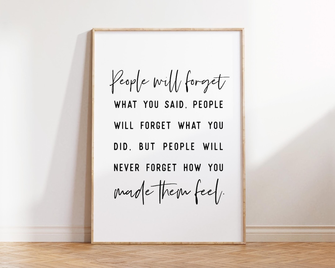 Inspirational Quotes Poster, Printable Motivational Wall Art, Maya ...